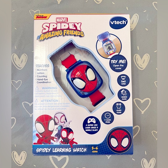 Vtech | Toys | Vtech Spidey And His Amazing Friends Spidey Learning Watch | Poshmark